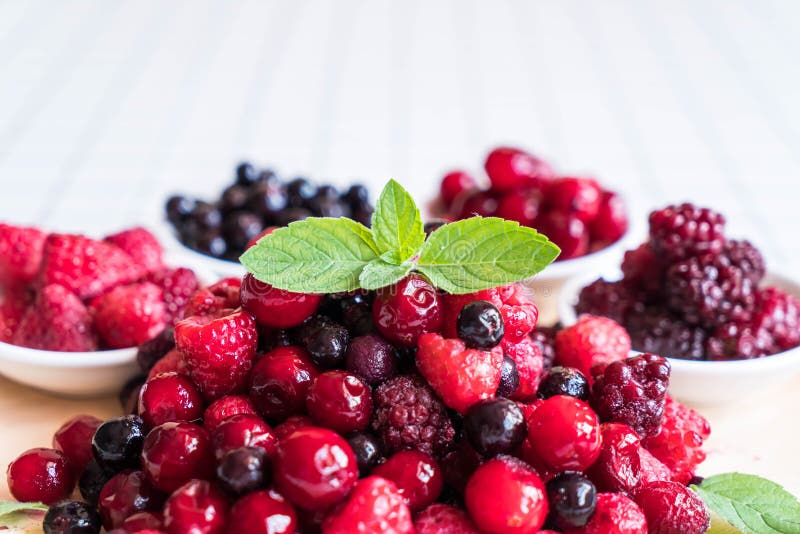Frozen mixed berry stock image. Image of mixed, frost - 94430143