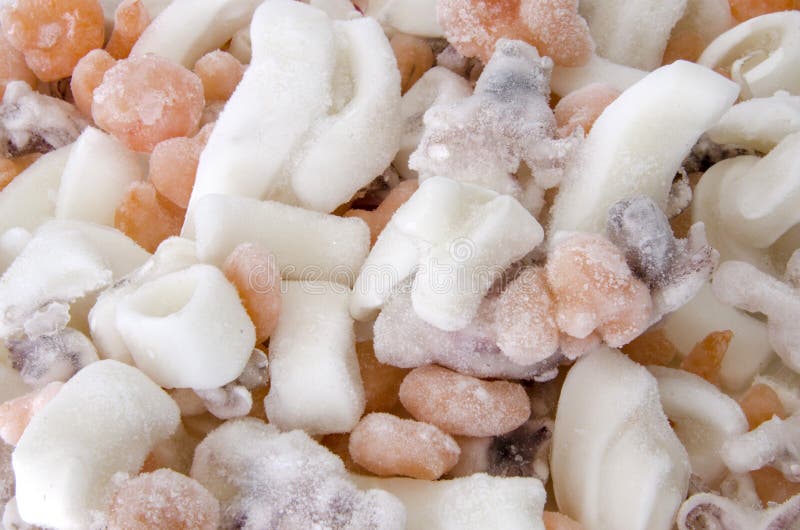 Frozen seafood stock image. Image of delicatessen, iced - 31200743