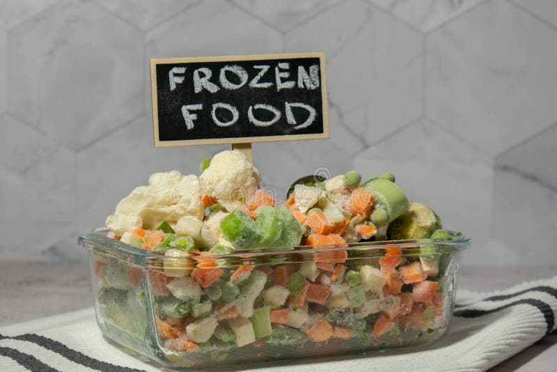 Frozen Mixed Vegetables for Long-term Storage with Blackboard Label and ...