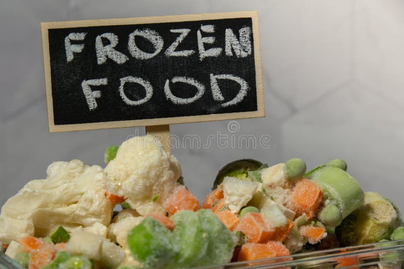 Frozen Mixed Vegetables for Long-term Storage with Blackboard Label and ...