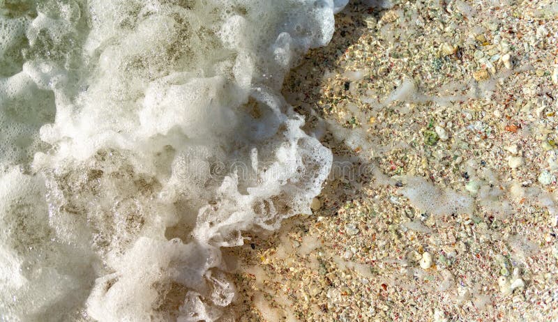 Water splash on the sand stock image. Image of soil - 226126835