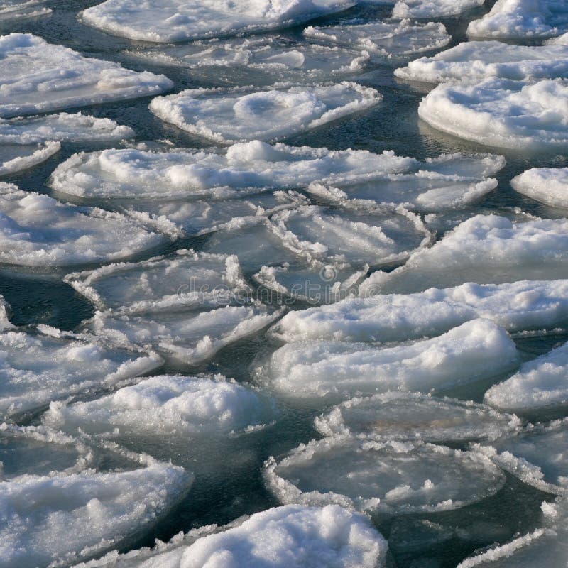 Frozen Ocean - Broken Piece of Ice in Sea Water Stock Photo - Image of ...