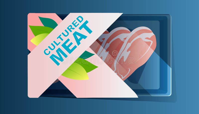 Frozen Pacded Cell Cultured Chicken Meat with Label Artificial Lab ...