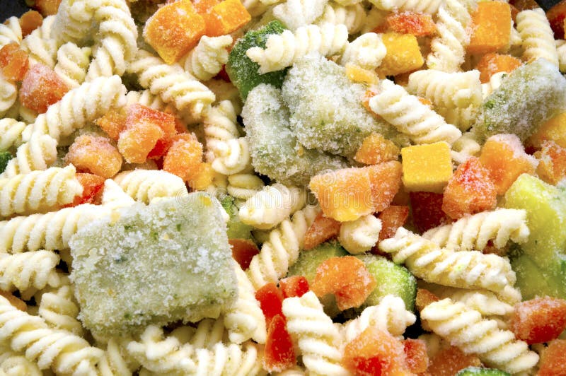 Frozen Pasta stock photo. Image of ready, macro, pasta - 51834850