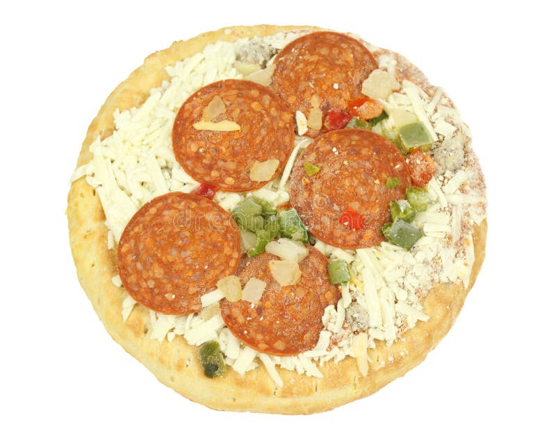 Frozen Pizza stock image. Image of food, meat, backgorund - 18339109