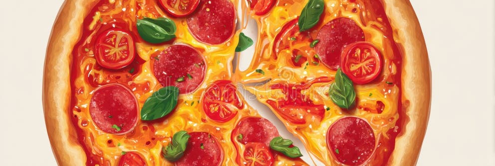 Frozen Pizza in Packaging Displaying Nutritional Information with Clean ...