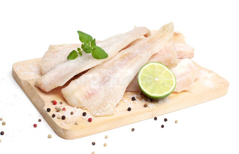 Frozen Pollock (pallock) and Spices Stock Photo - Image of bunch ...