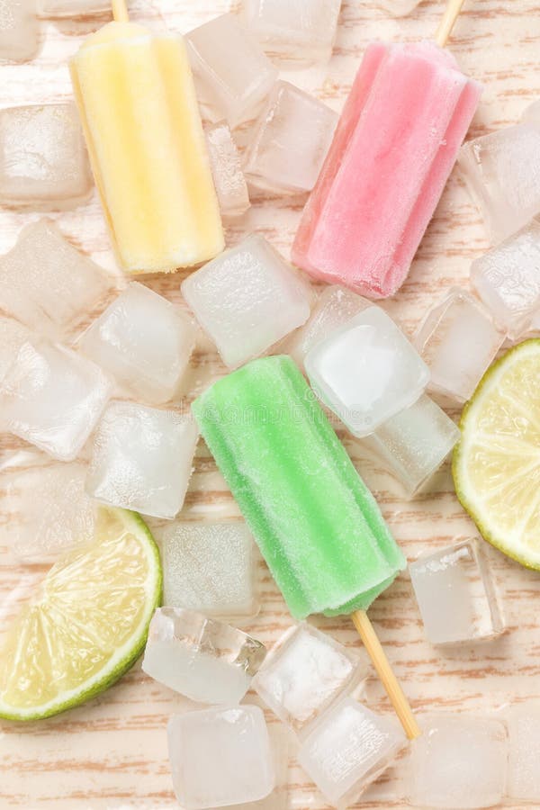 Frozen popsicles stock photo. Image of food, popsicle - 148634240