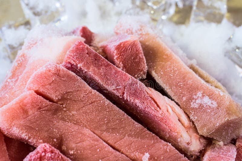 Frozen pork stock photo. Image of background, foods, package - 48961126