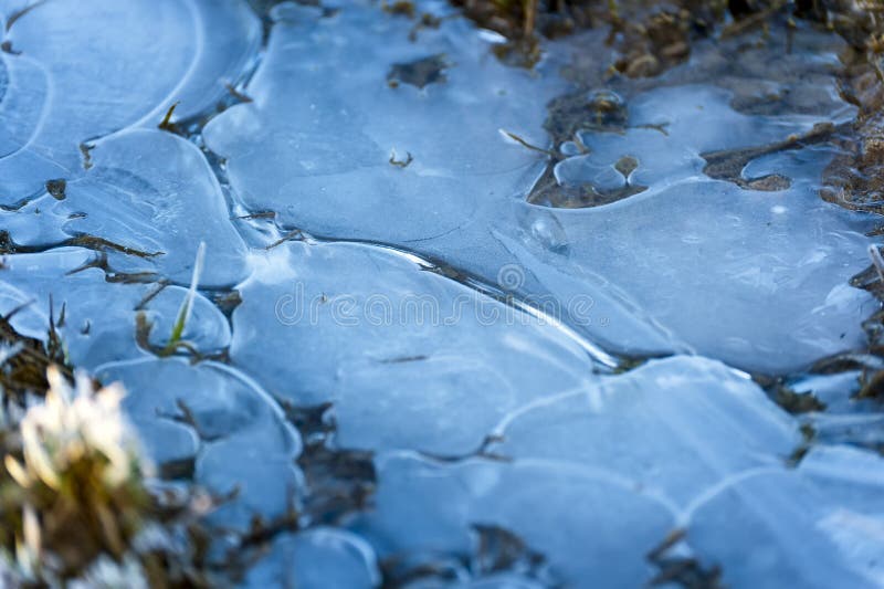 Frozen puddle stock image. Image of puddle, frozen, light - 22879257