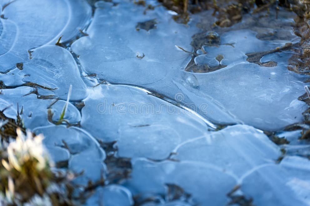 Frozen puddle stock image. Image of puddle, frozen, light - 22879257