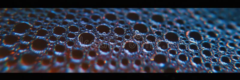 Frozen Rain Droplets Create Intricate Patterns Against a Bright ...