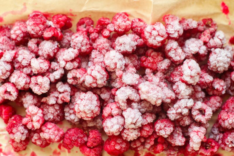 Frozen Raspberries Background Preserving Stock Photos - Free & Royalty ...