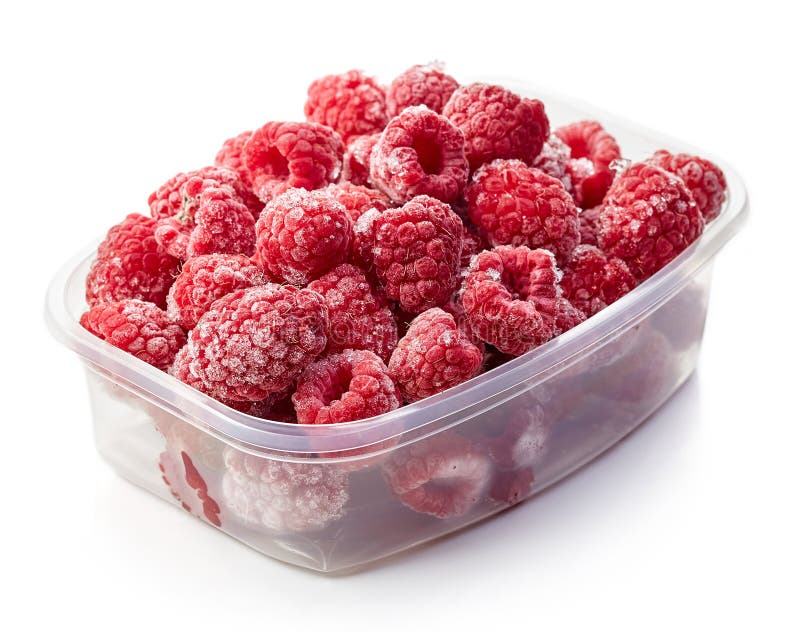Frozen raspberries stock photo. Image of frozen, raspberry - 60120404