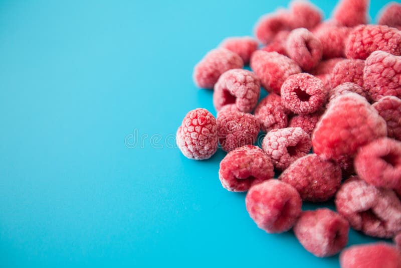 Frozen Raspberry Fruit Antioxidant Food Stock Photo - Image of organic ...
