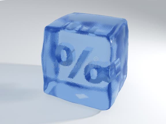 Frozen rate stock illustration. Illustration of debt, bankruptcy - 6008035