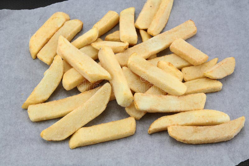 Frozen raw fries stock photo. Image of isolated, cooked - 163060412