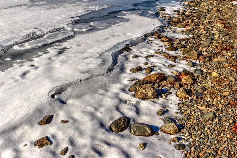 Frozen reservoir stock photo. Image of reservoir, frozen - 41952554