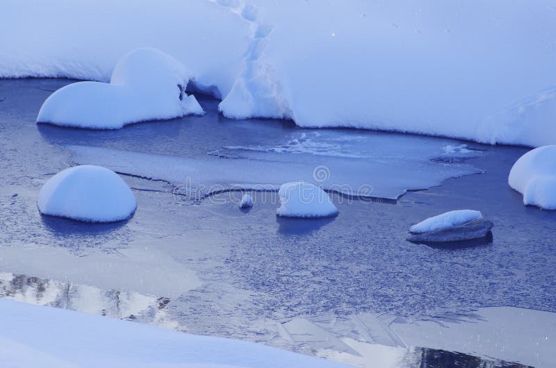 Frozen river stock image. Image of nova, christmas, covered - 49372669