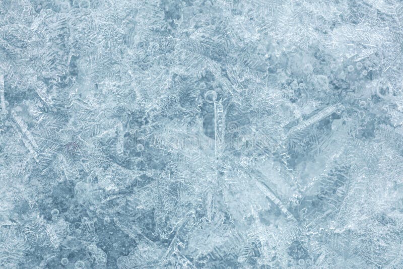 Surface Of Frozen River. Ice Texture Or Background Stock Photo - Image ...