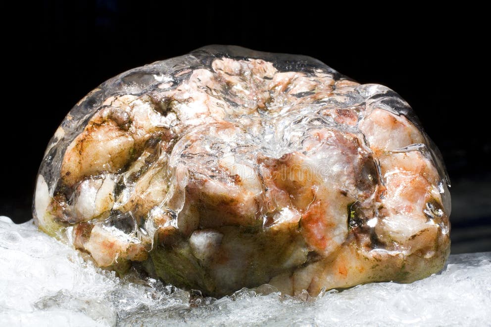 Frozen rock stock photo. Image of cold, white, icicle - 12752586