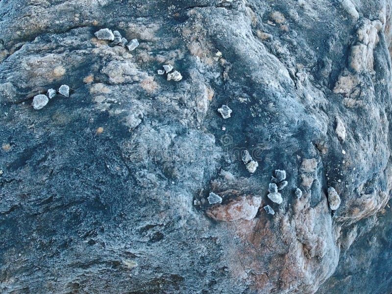 Frozen rock stock image. Image of pebbles, rocks, natural - 7400807