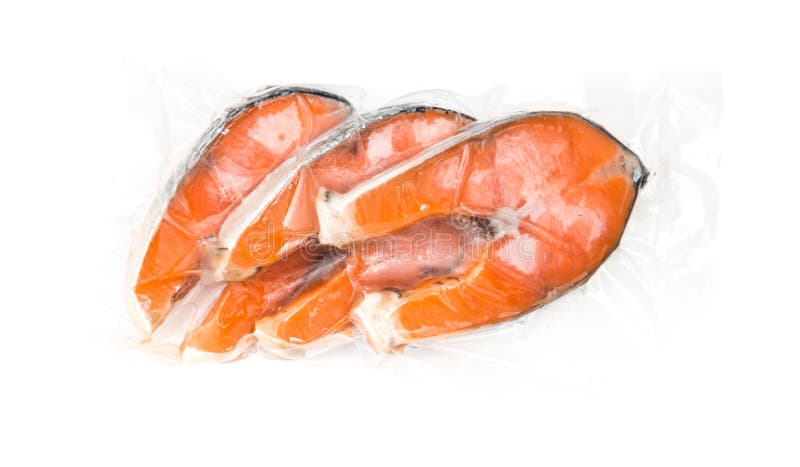 Frozen salmon fillets stock photo. Image of tasty, organic - 57650468