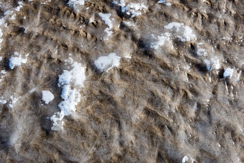 Frozen Sand with Ice Blocks Stock Image - Image of background, iceberg ...