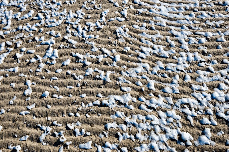 Frozen Sand with Ice Blocks Stock Photo - Image of iceland, lagoon ...