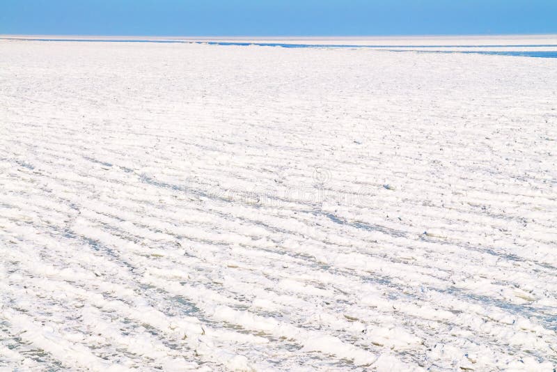 Frozen sea stock image. Image of expedition, blue, travel - 18733441