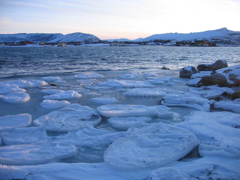Frozen sea in the Arctic stock image. Image of frozen - 2238933
