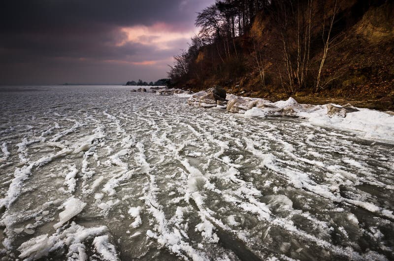 Frozen sea stock image. Image of natural, shaky, polar - 66193407