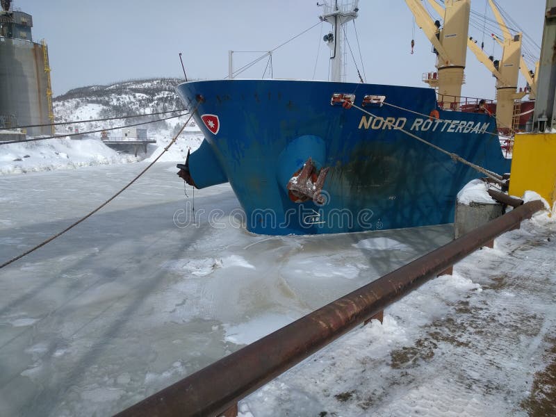 Frozen sea editorial image. Image of frozen, ship, sailing - 81014660