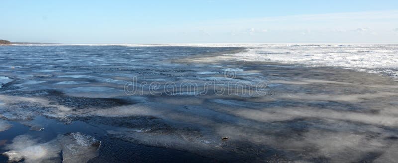 Frozen sea shore stock photo. Image of frost, coastal - 50489398