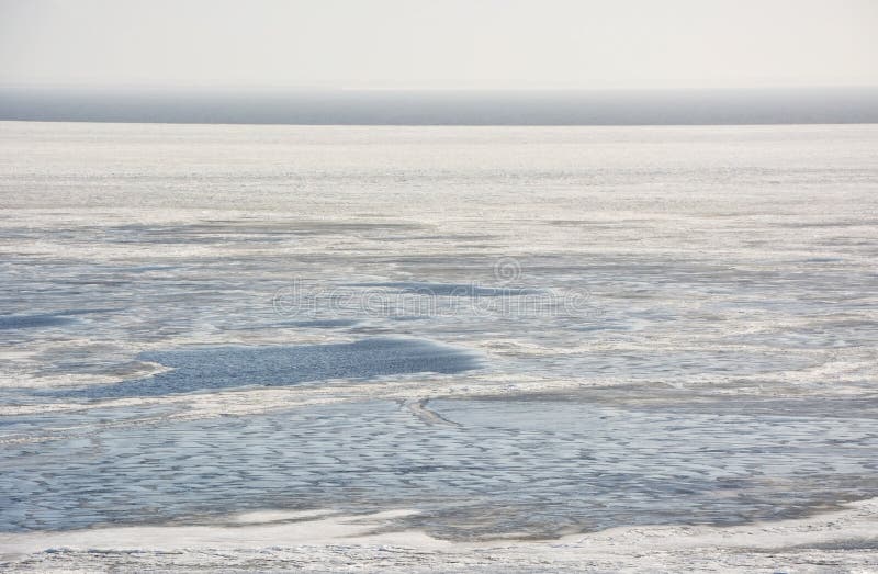 Frozen sea shore stock photo. Image of nature, fairway - 50490146