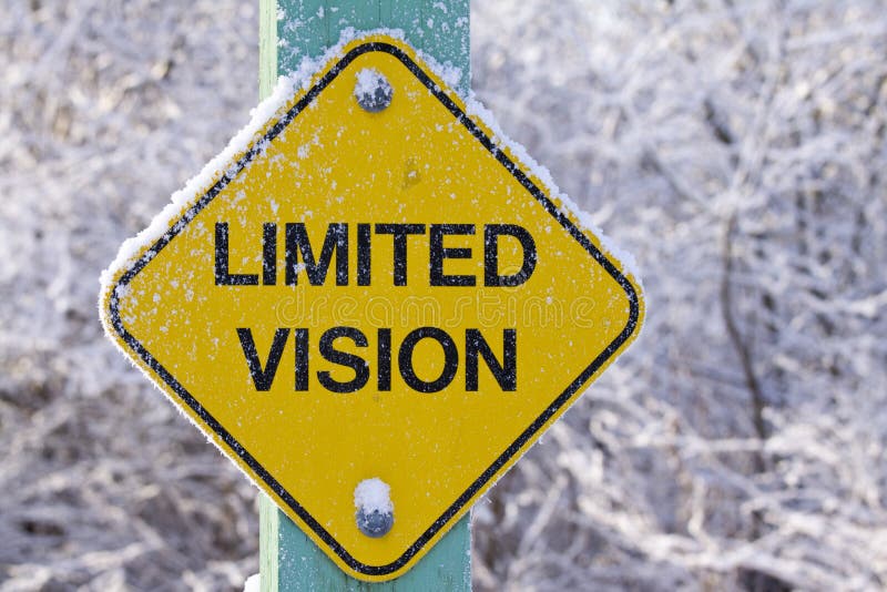 Vision limited stock photo. Image of road, sign, pole - 25681802
