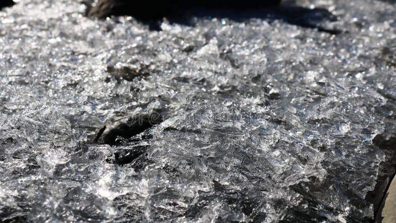 Frozen Silver Abstraction of Natural Origin Stock Image - Image of ...