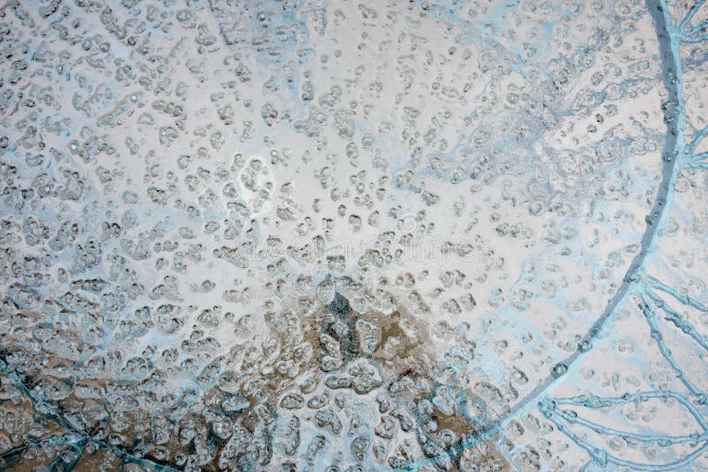 Frozen Sleet Glass Table Top Background Stock Image - Image of seasonal ...