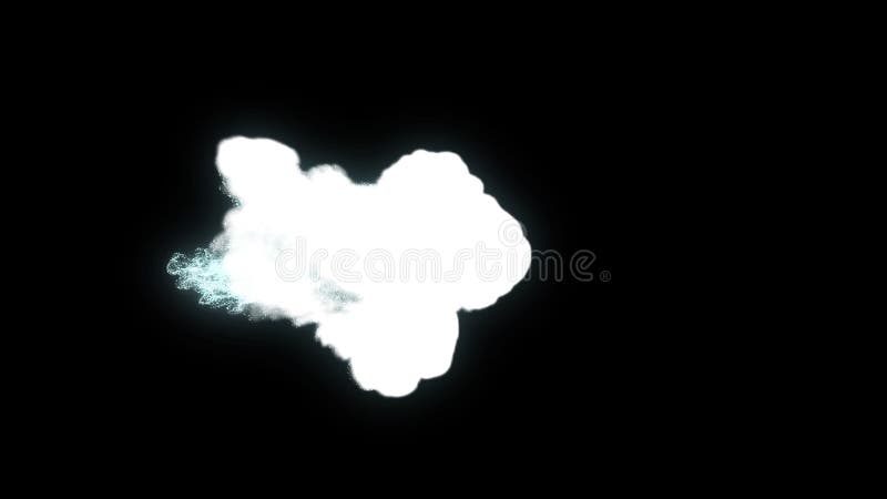Frozen Smoke Effect Transparent Background - Frost Animation Stock ...