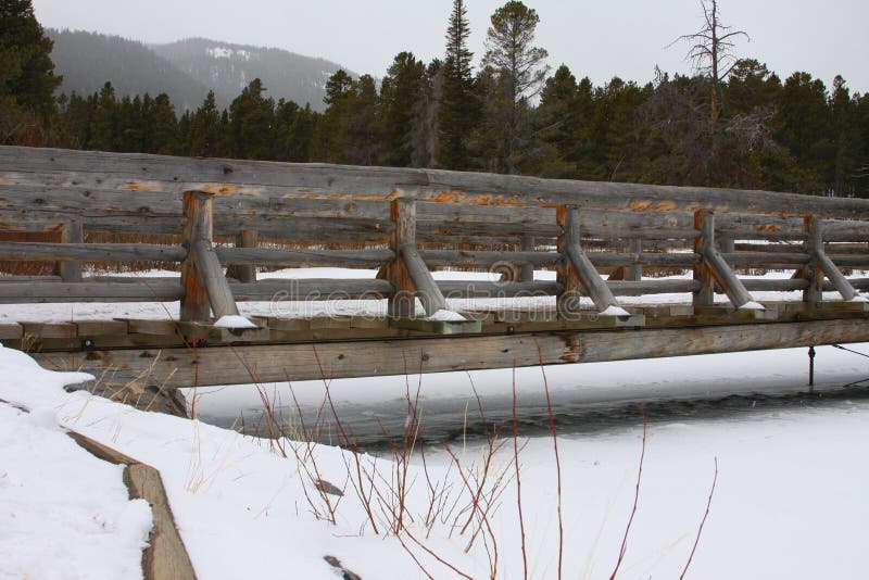 Frozen Solid stock image. Image of bridges, snow, nature - 6565419