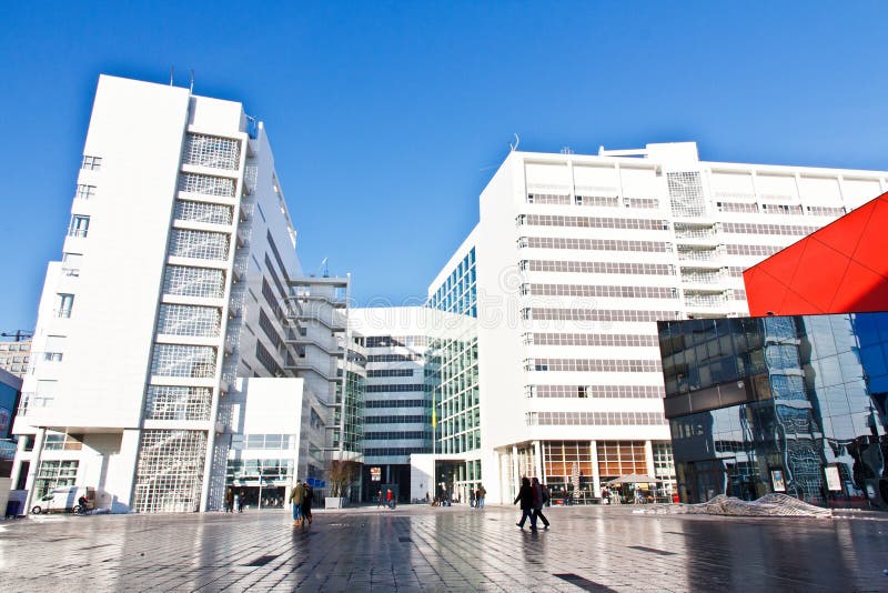 Frozen Spui, Den Haag Library Editorial Photography - Image of ...