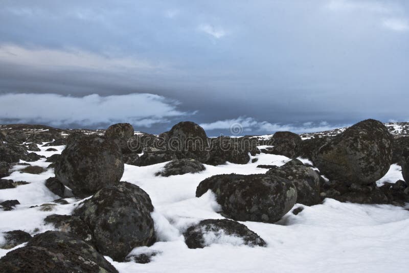 Frozen Stones stock image. Image of tundra, stone, peninsula - 17654729