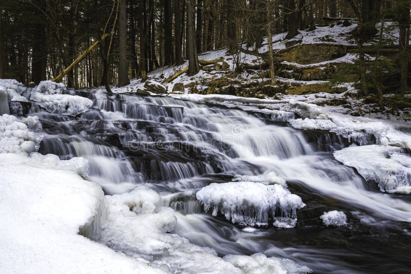 Frozen Stream stock photo. Image of wilderness, natural - 285405824