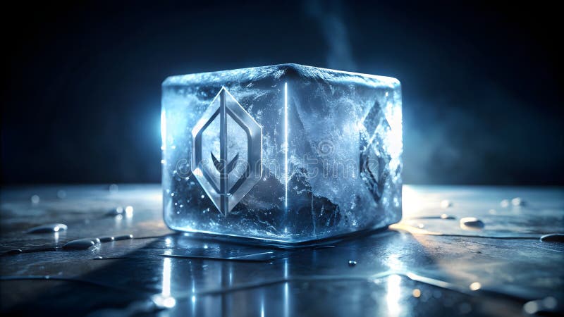 Frozen Symbol stock illustration. Illustration of asset - 373535148