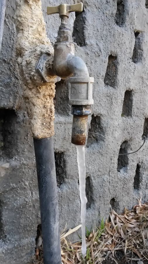 Frozen tap stock photo. Image of karoo, cold, water, frozen - 43136340