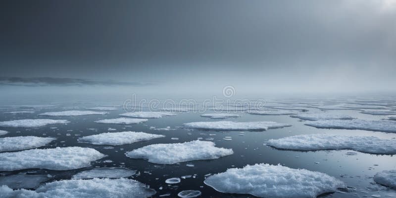 Frozen Texture of Snow with Ice Patches Creating a Slippery Surface on ...