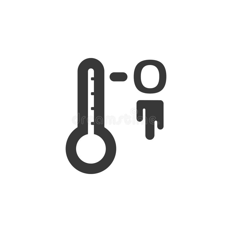 Frozen Thermometer Icon, Simple Style Stock Vector - Illustration of ...