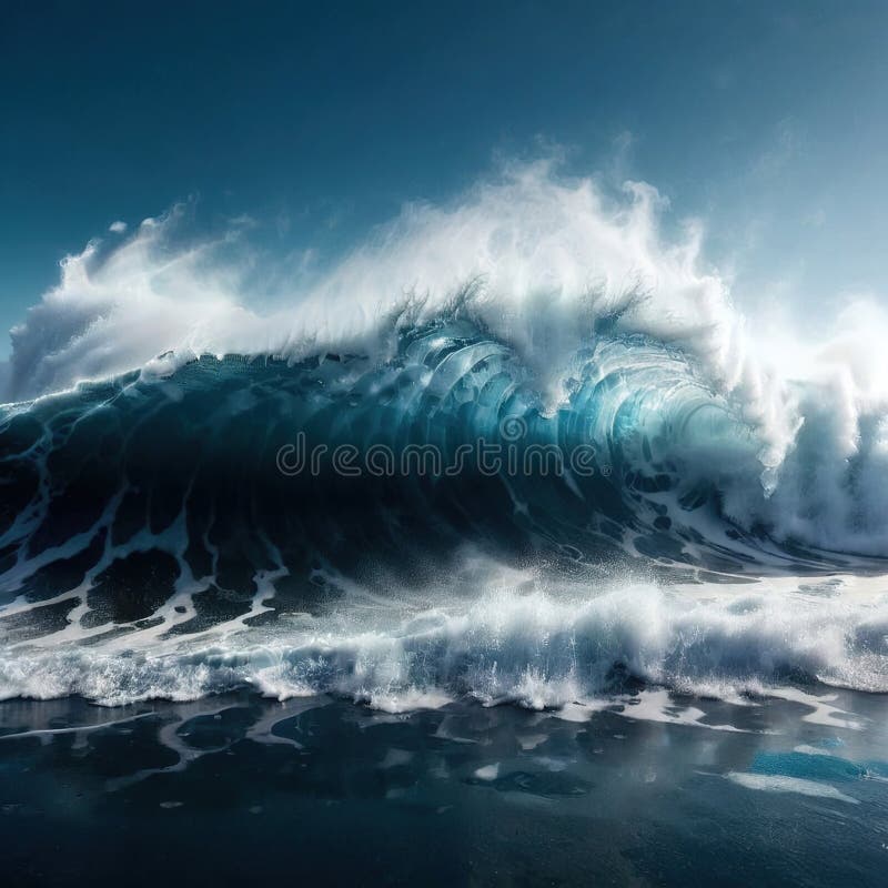 Frozen Tsunami Ocean Wave, Extreme Cold Snap Winter, Cold Frozen and ...