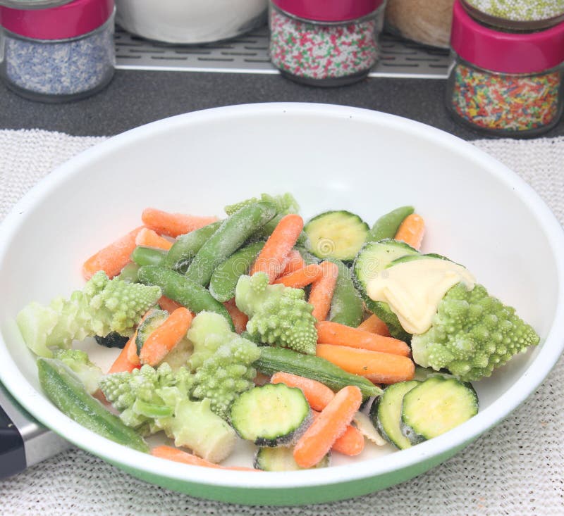 Frozen Vegetables stock image. Image of frozen, food - 48402561