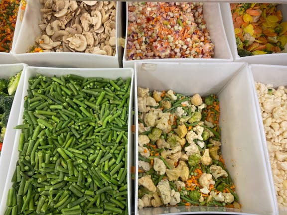 Frozen Vegetables String Beans, Mushrooms, Broccoli, Carrots, Cabbage ...